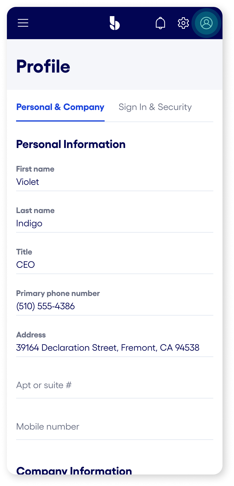 How do I set or update my preferred credit card billing address?
