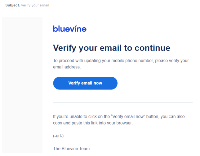 How do I change my verification number?