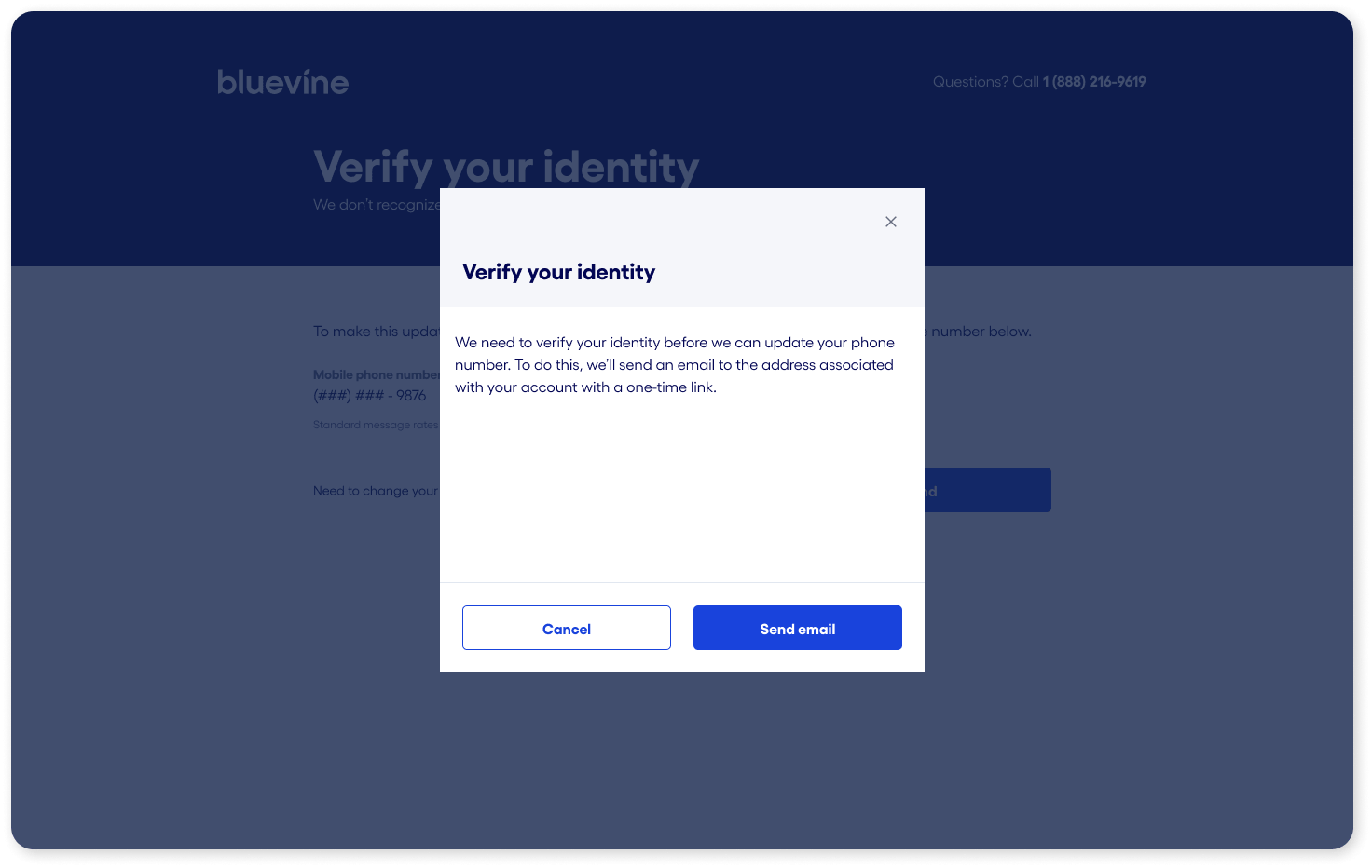 How do I change my verification number?