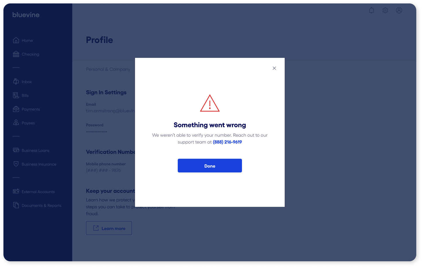 How do I change my verification number?