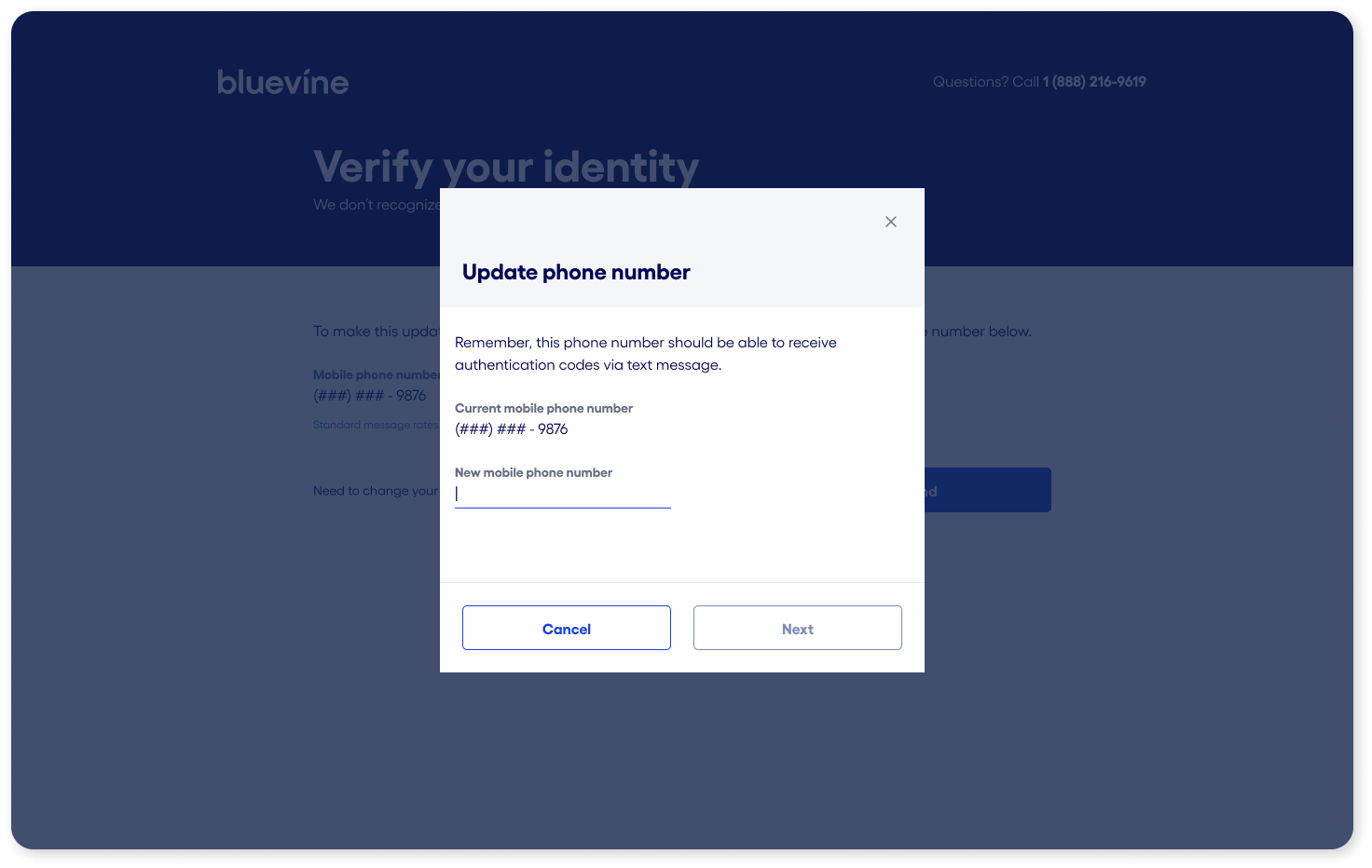 How do I change my verification number?