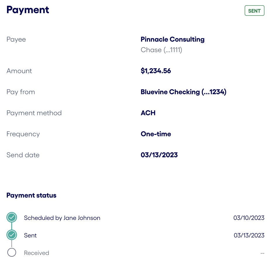 How do I use Bluevine Payments?