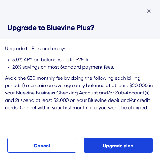 What Business Checking Plans Does Bluevine Offer?