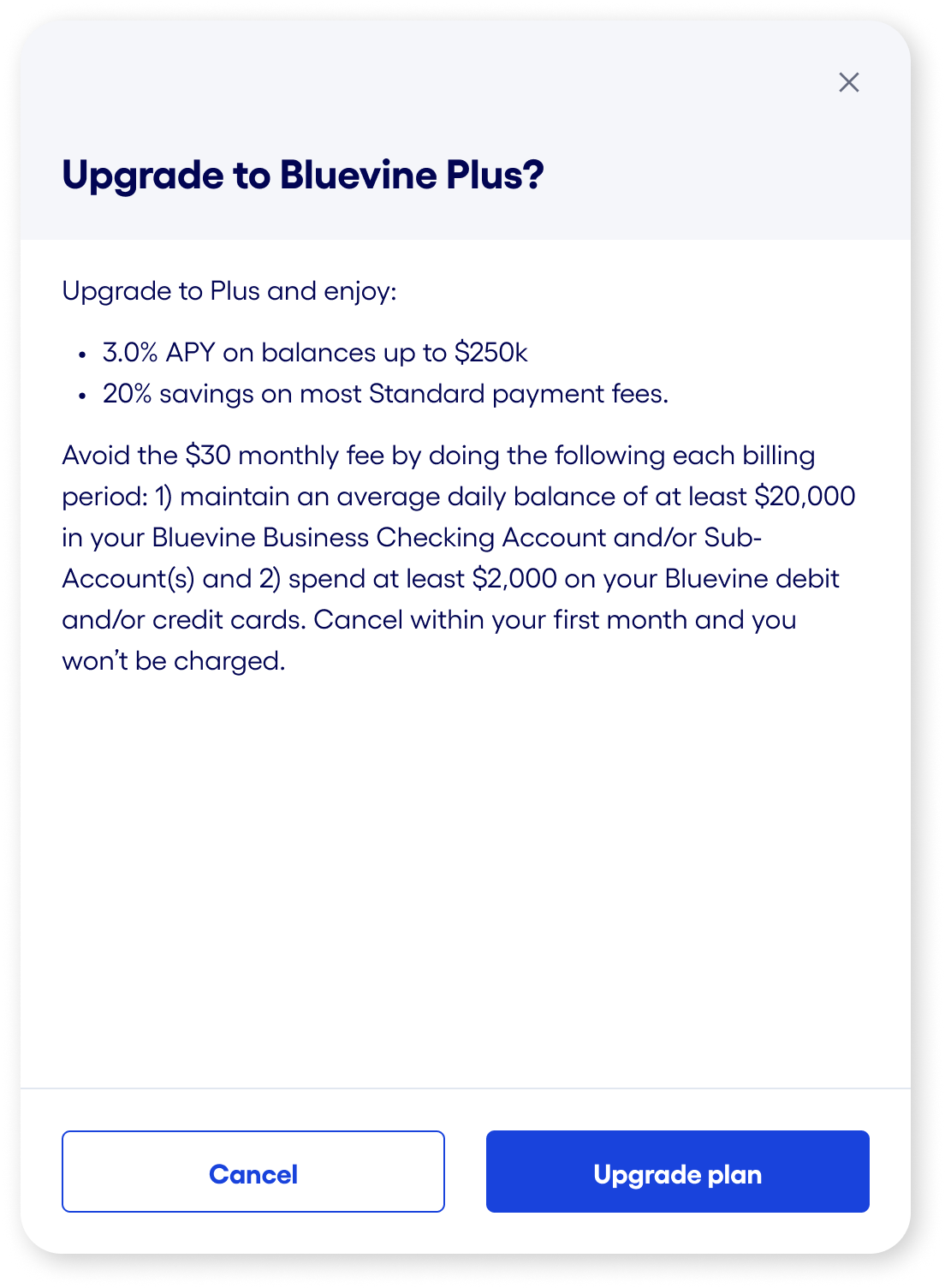 Should I upgrade to Bluevine Plus or Premier?